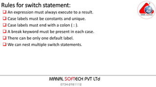 Decision control structures | PPTX