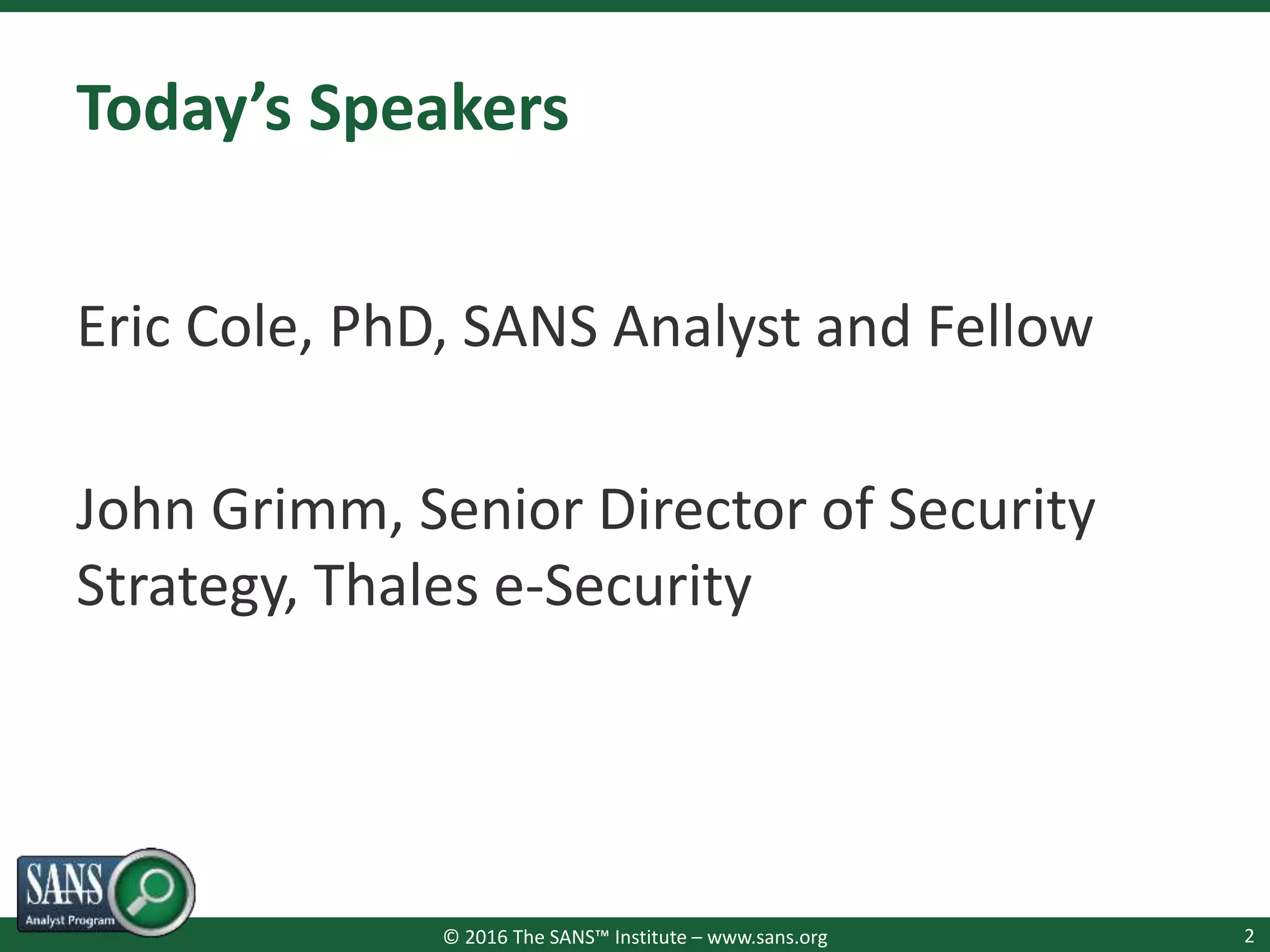 Decision criteria and analysis for hardware-based encryption | PPT