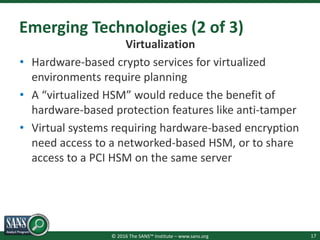 Decision criteria and analysis for hardware-based encryption | PPT