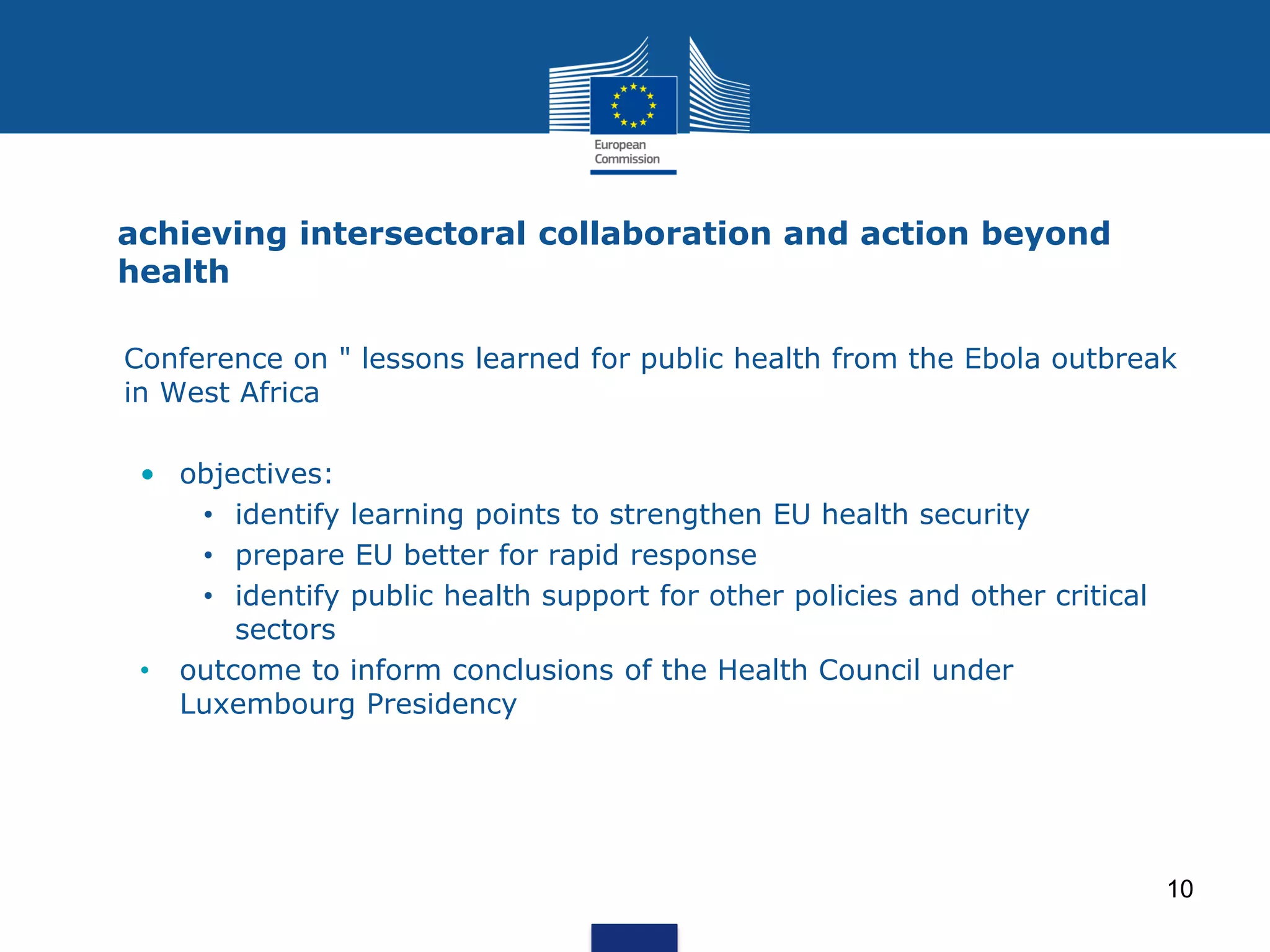 Decision cross border health threats intersectoral collaboration | PDF
