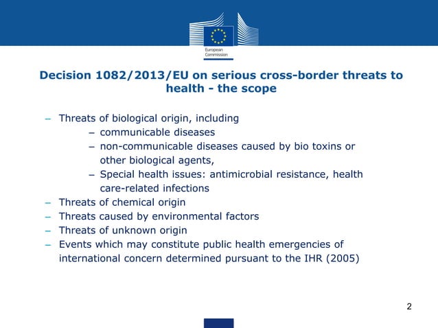 Decision cross border health threats intersectoral collaboration | PDF
