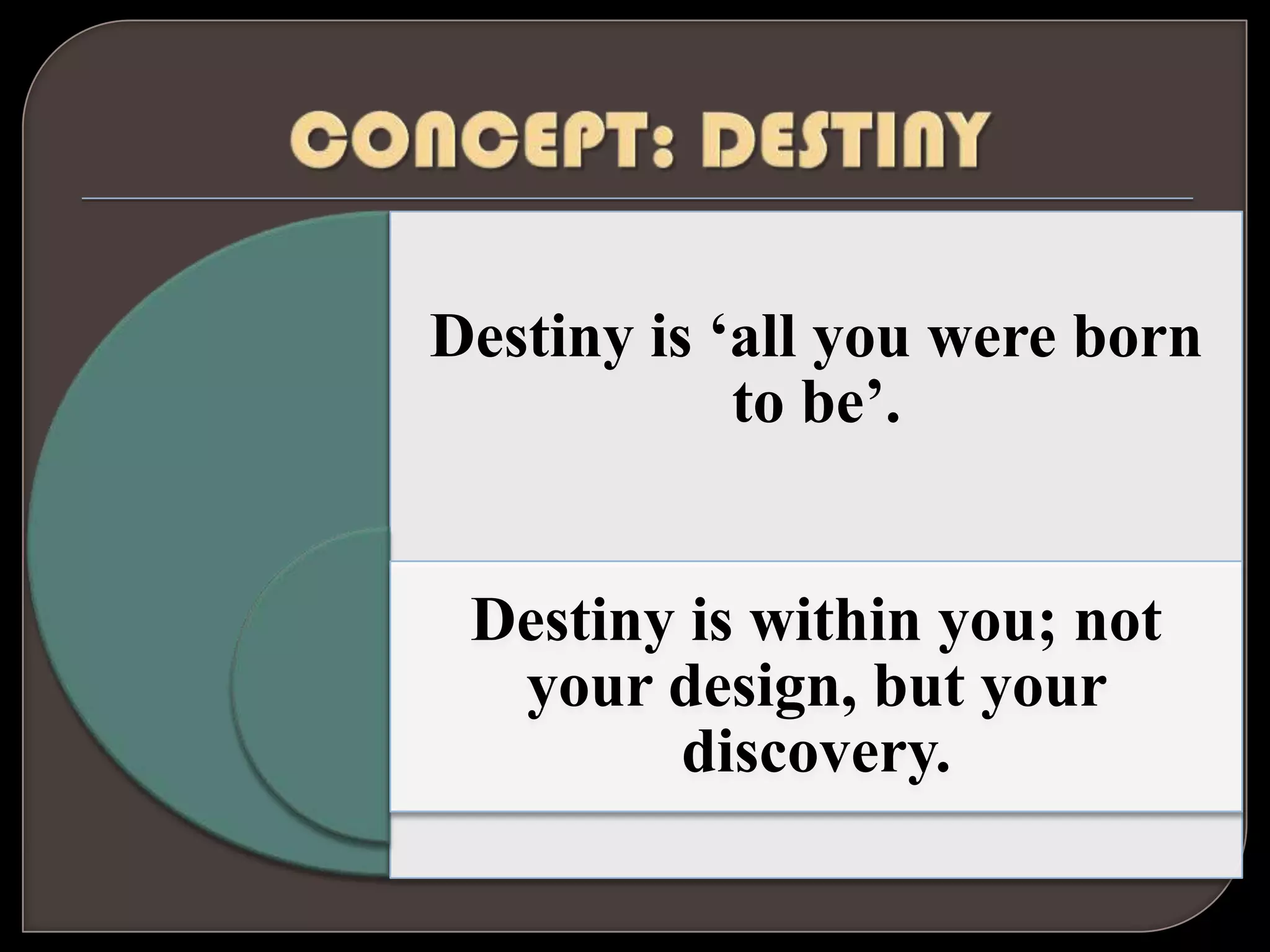 Decision determines destiny | PPTX