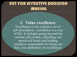 Decision determines destiny | PPTX