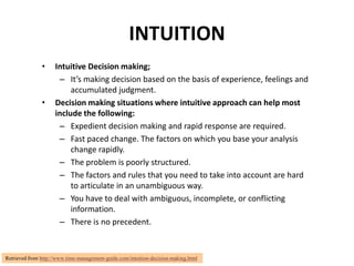 Decision Making 1 | PPT | Free Download