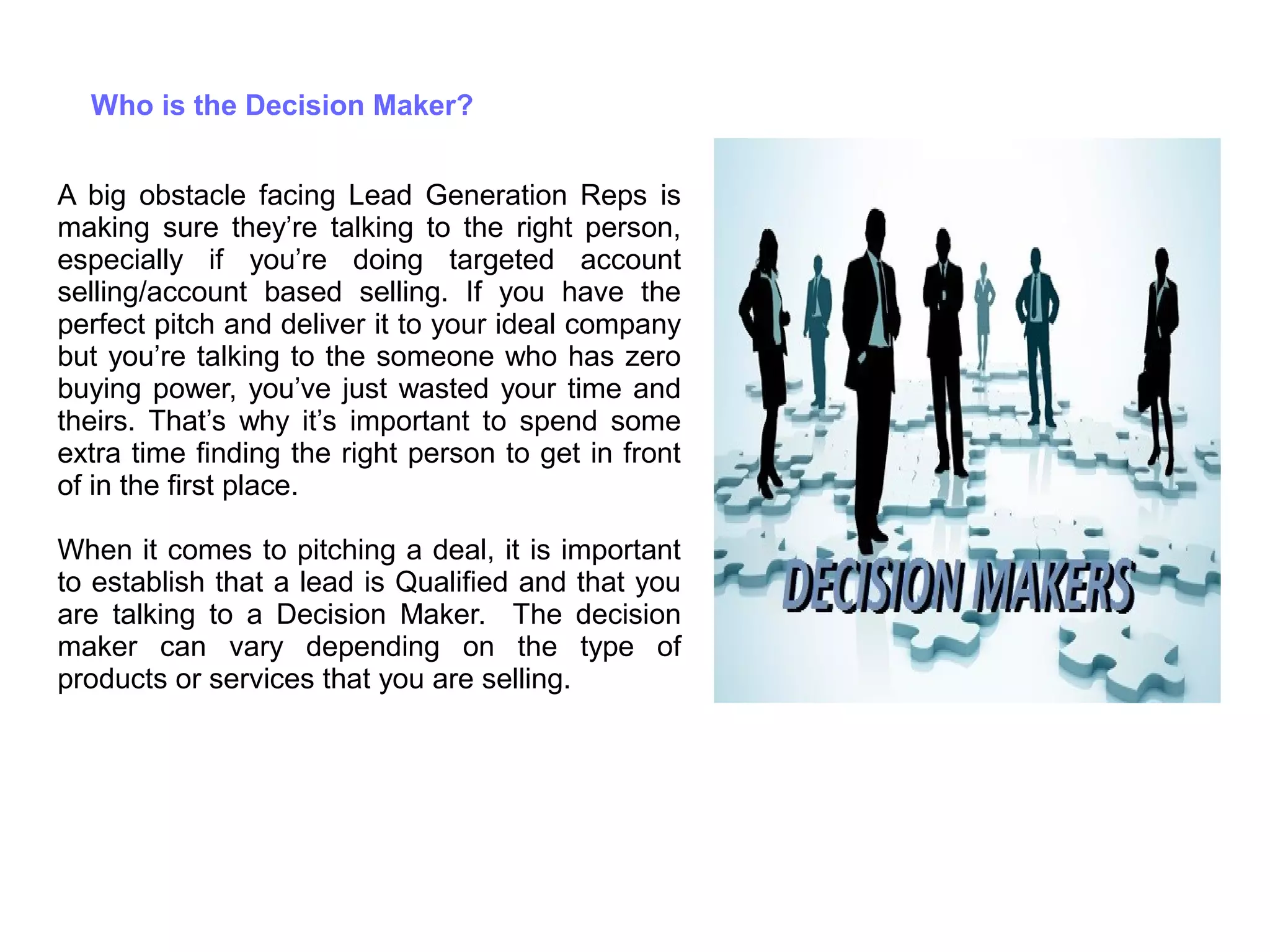 Decision Makers | PPT