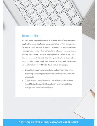 Decision Makers Guide: Nomad vs Kubernetes | PDF