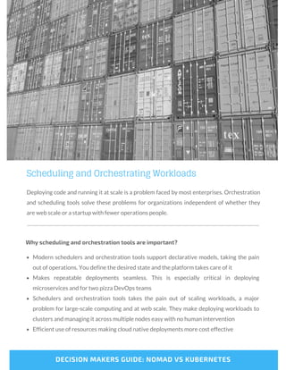 Decision Makers Guide: Nomad vs Kubernetes | PDF