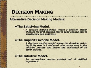 Decision making | PPT