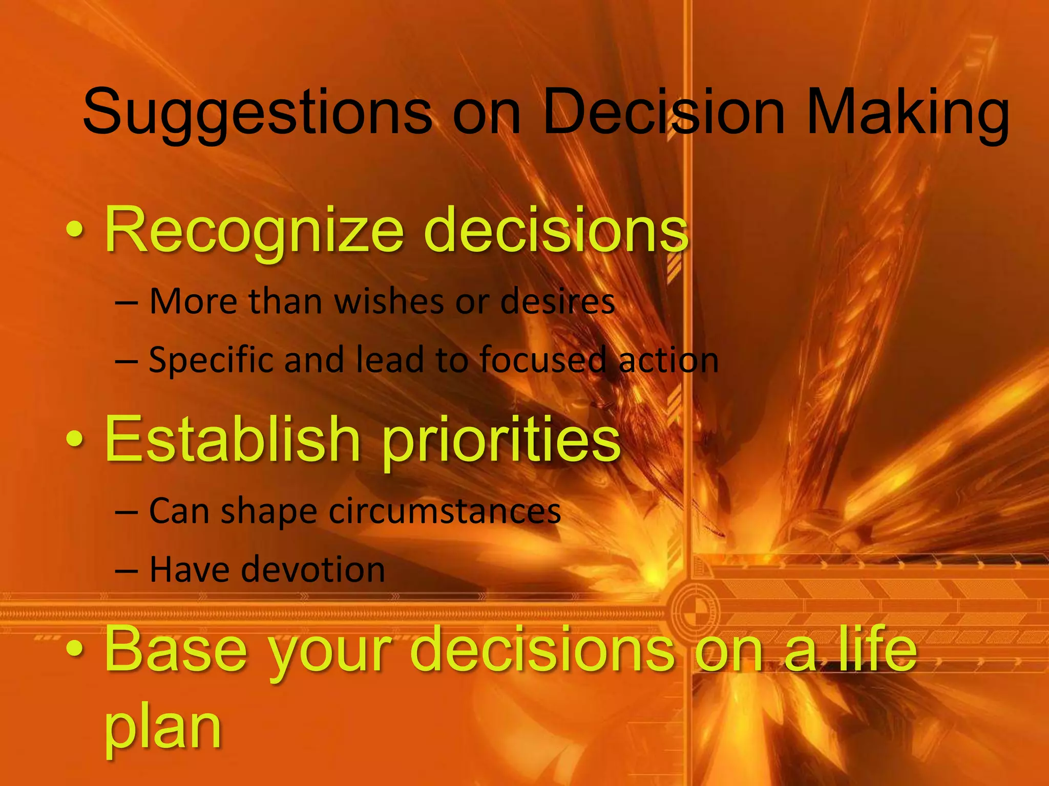 Decision making | PPT