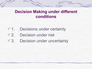 Decision making | PPT