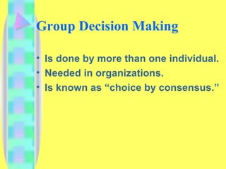 Decision making | PPT