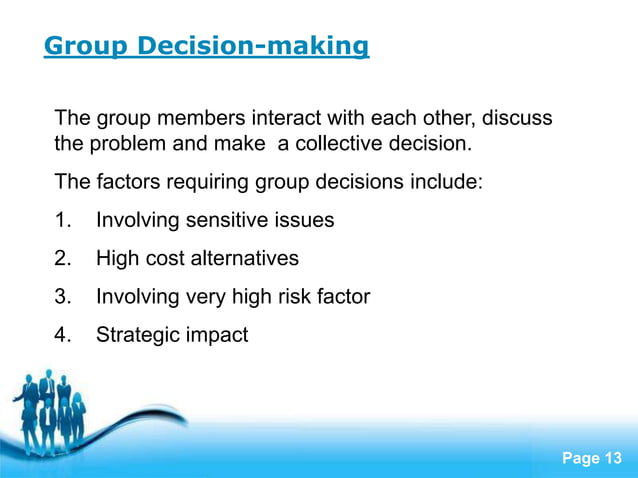 Decision making | PPT