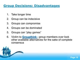 Decision making | PPT