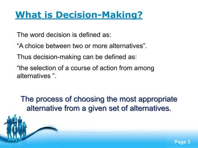Decision making | PPT