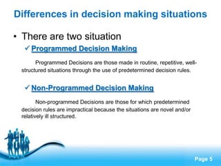 Decision making | PPT