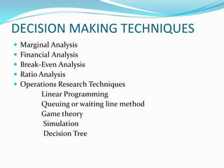 Decision making | PPT
