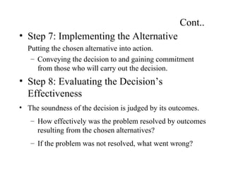 Decision making | PPT