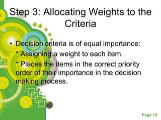 Decision making | PPT