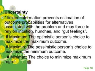 Decision making | PPT