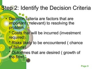 Decision making | PPT