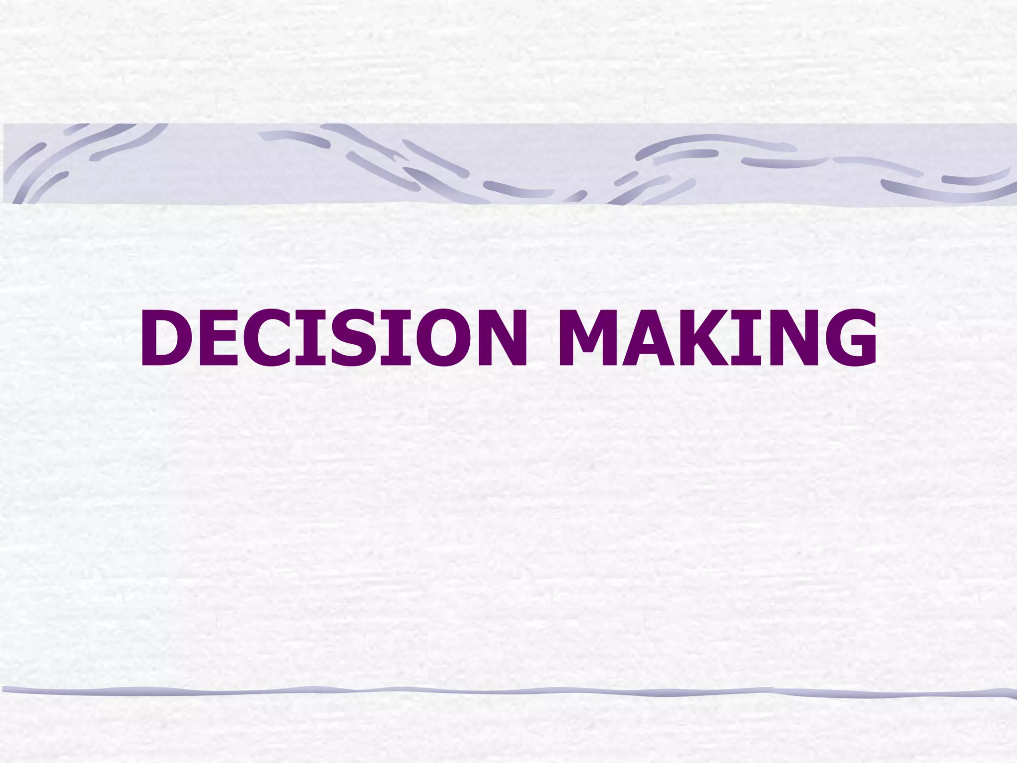 decision making | PPT