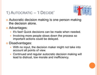 Decision Making | PPTX