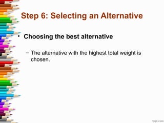 Decision making | PPT