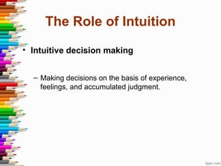 Decision making | PPT