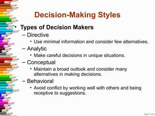 Decision making | PPT