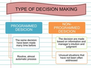 Decision Making 2 | PPTX