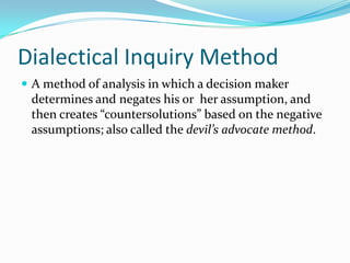 Decision making | PPTX