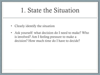 Decision making | PPT