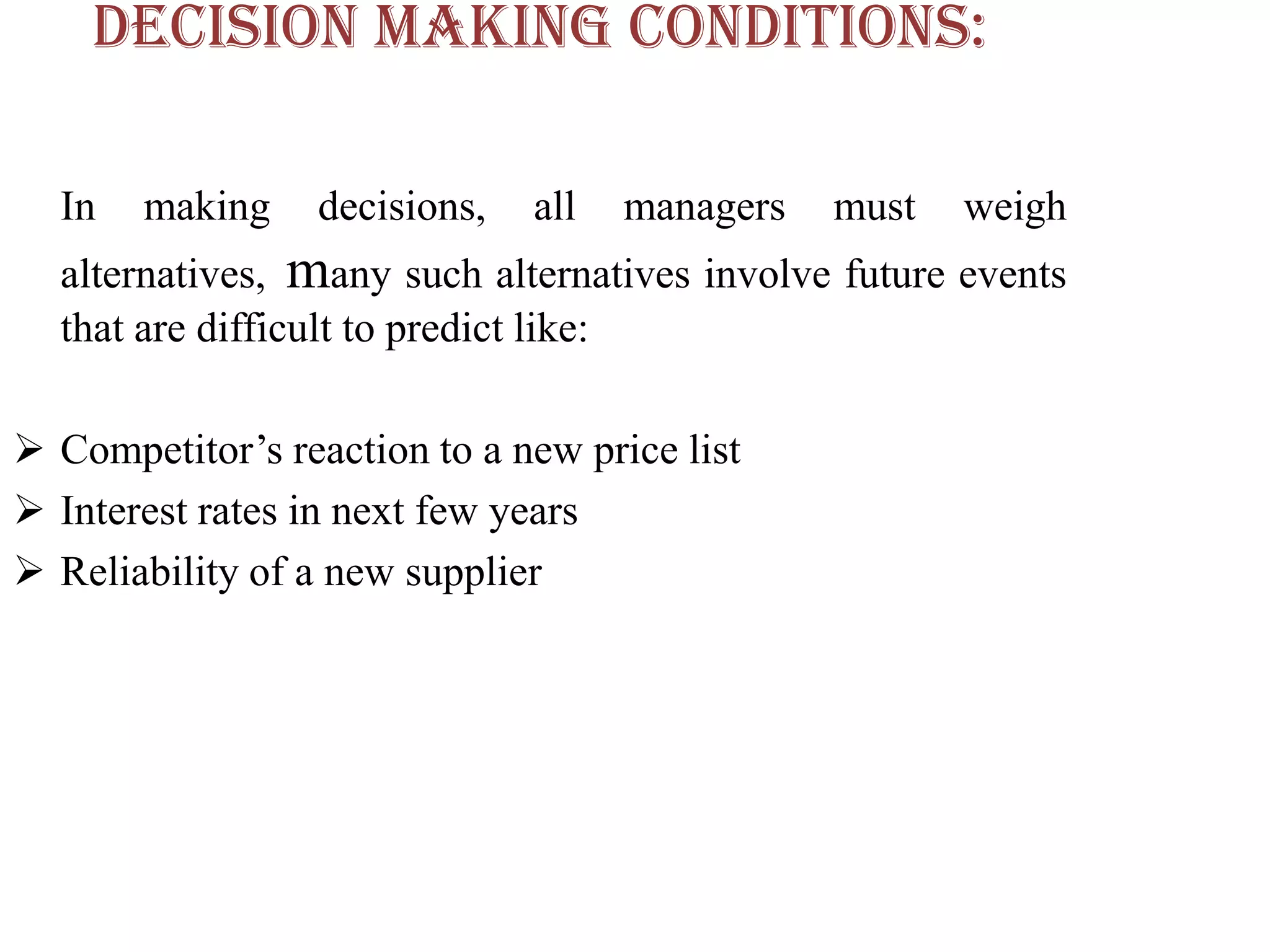 Decision making | PPTX
