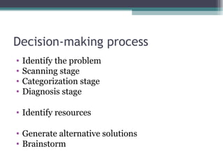 Decision Making : Management Function | PPT