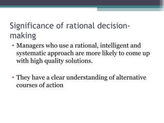 Decision Making : Management Function | PPT