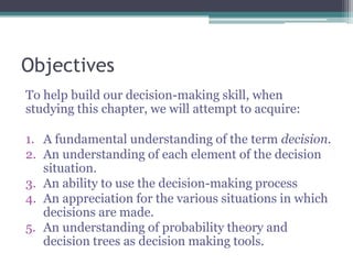 Decision making (Principles of Management) | PPTX
