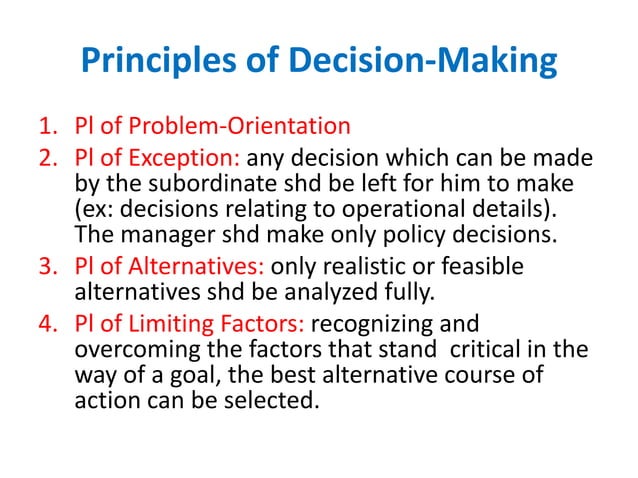 Decision making | PPT