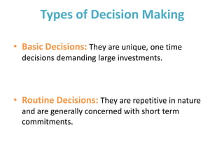 Decision Making | PPTX