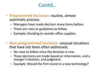 Decision Making | PPTX