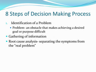 Decision making | PPTX