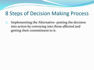Decision making | PPT