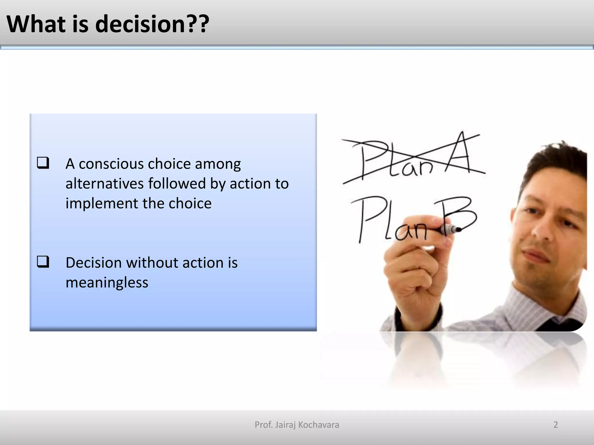Decision making | PPT
