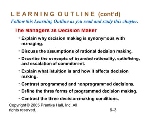 Decision making | PPT | Business Administration | Business