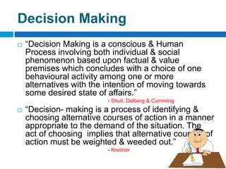 factors affecting Decision making | PPTX