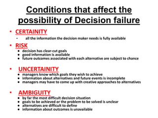 Decision making | PPTX