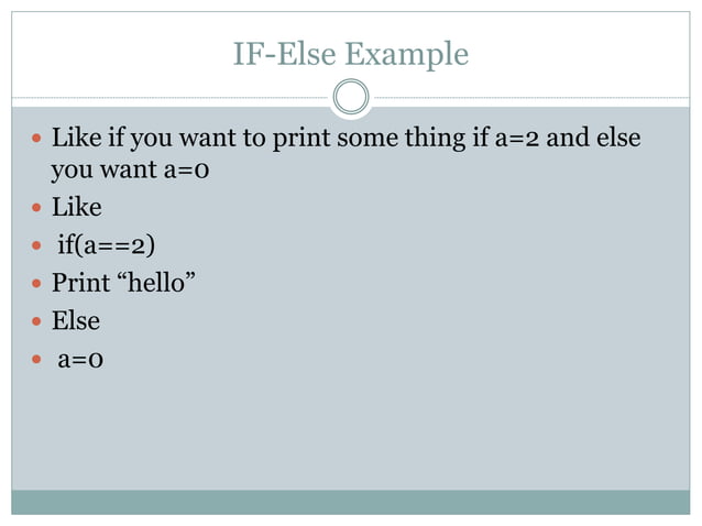 Decision making in JAVA | PPTX