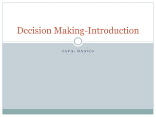 Decision making | PPT