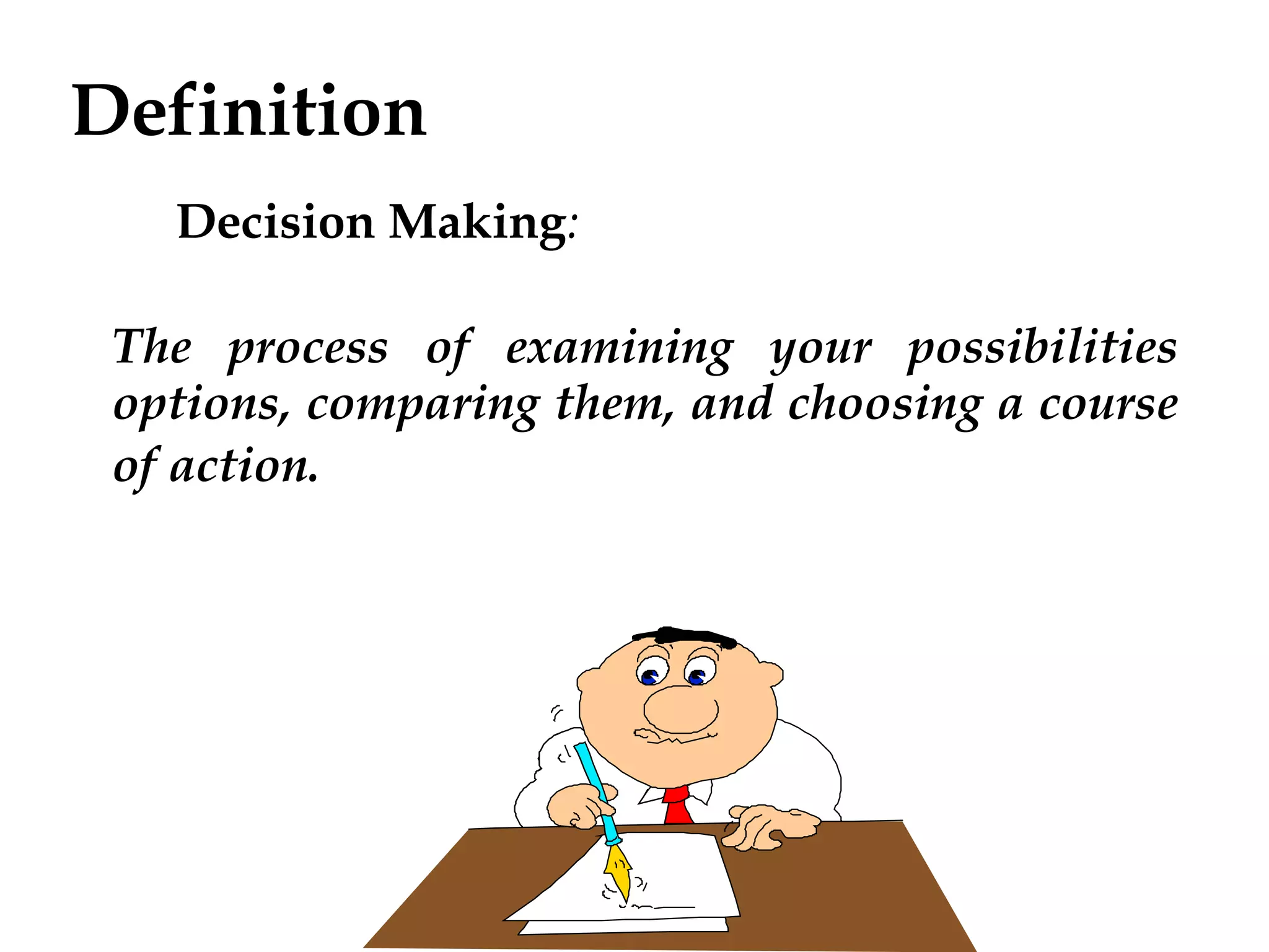 Decision making | PPTX