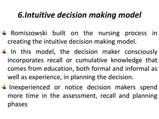 Decision making | PPTX