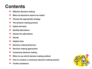 Decision making | PPT